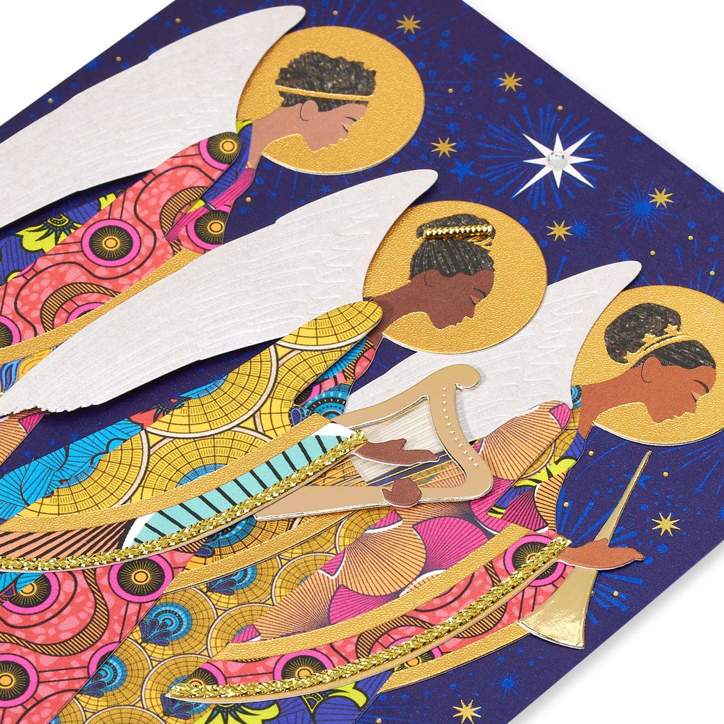 Peace, Wisdom, And Joy Religious Christmas Greeting Card - Papyrus