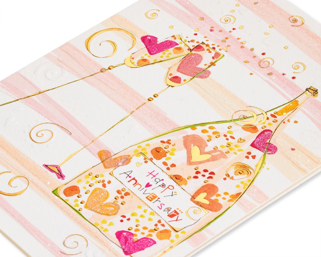 A Special Toast Anniversary Greeting Card For Couple - Designed By ...