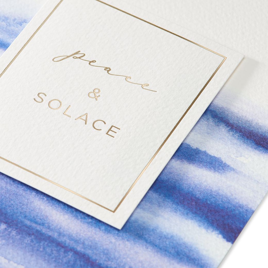 Peace And Solace Sympathy Greeting Card - Papyrus