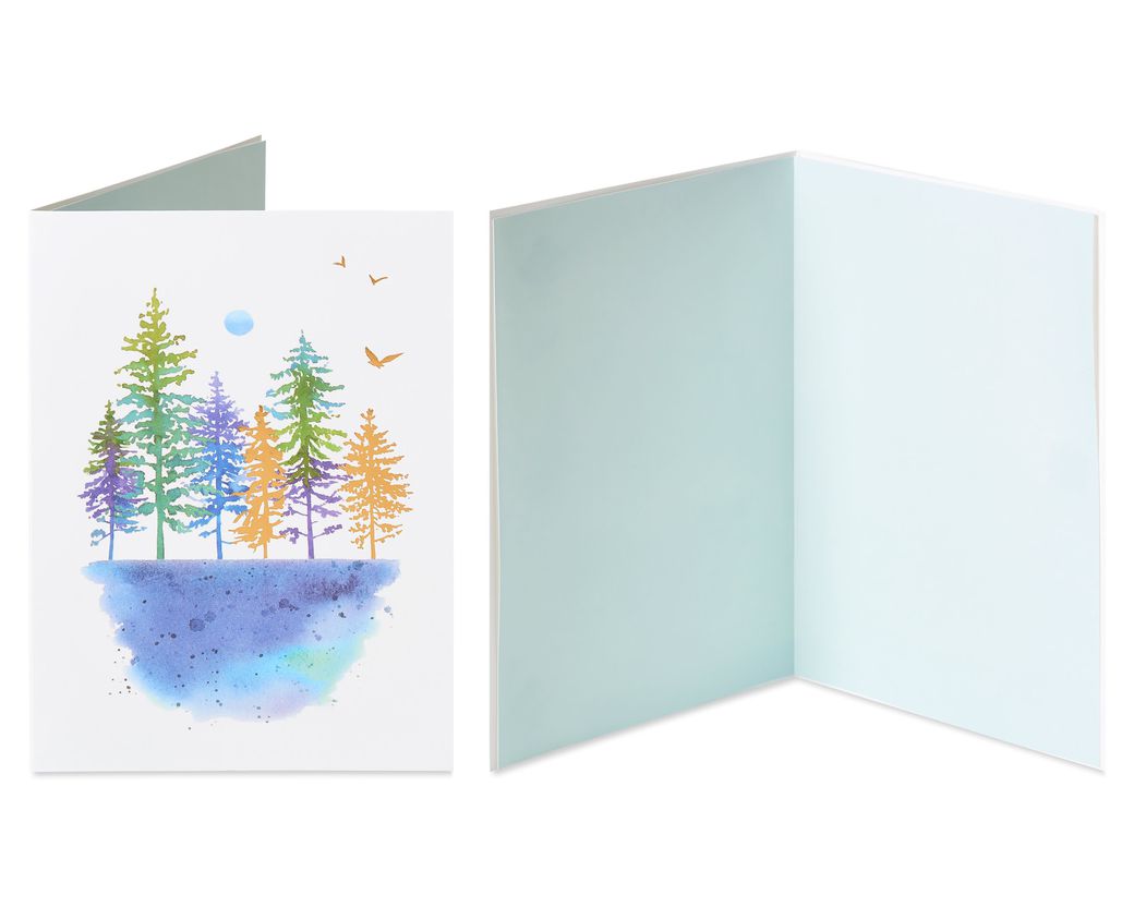 Mountains And Trees Blank Greeting Card Bundle, 2-Count - Papyrus