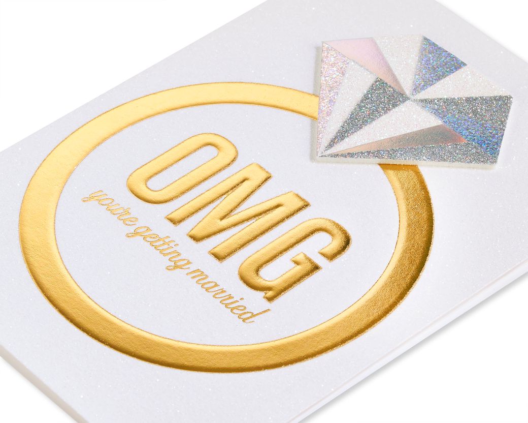 Omg Ring Funny Wedding Greeting Card - Papyrus