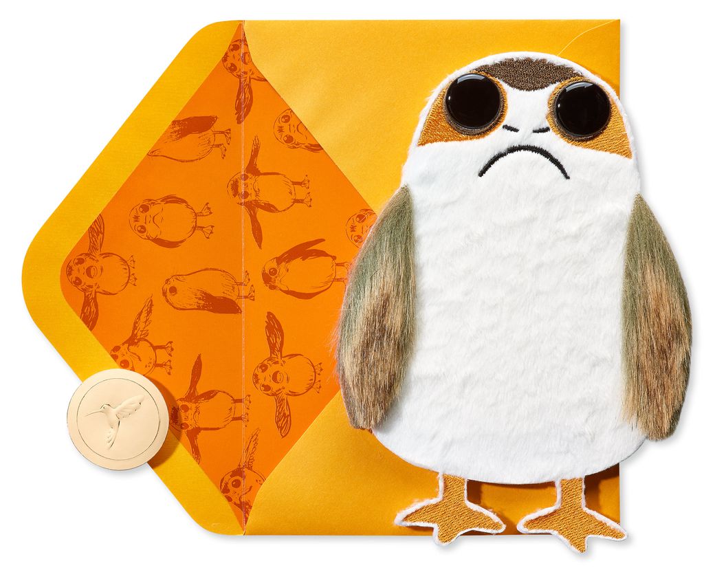 Porg Star Wars Birthday Greeting Card - Papyrus
