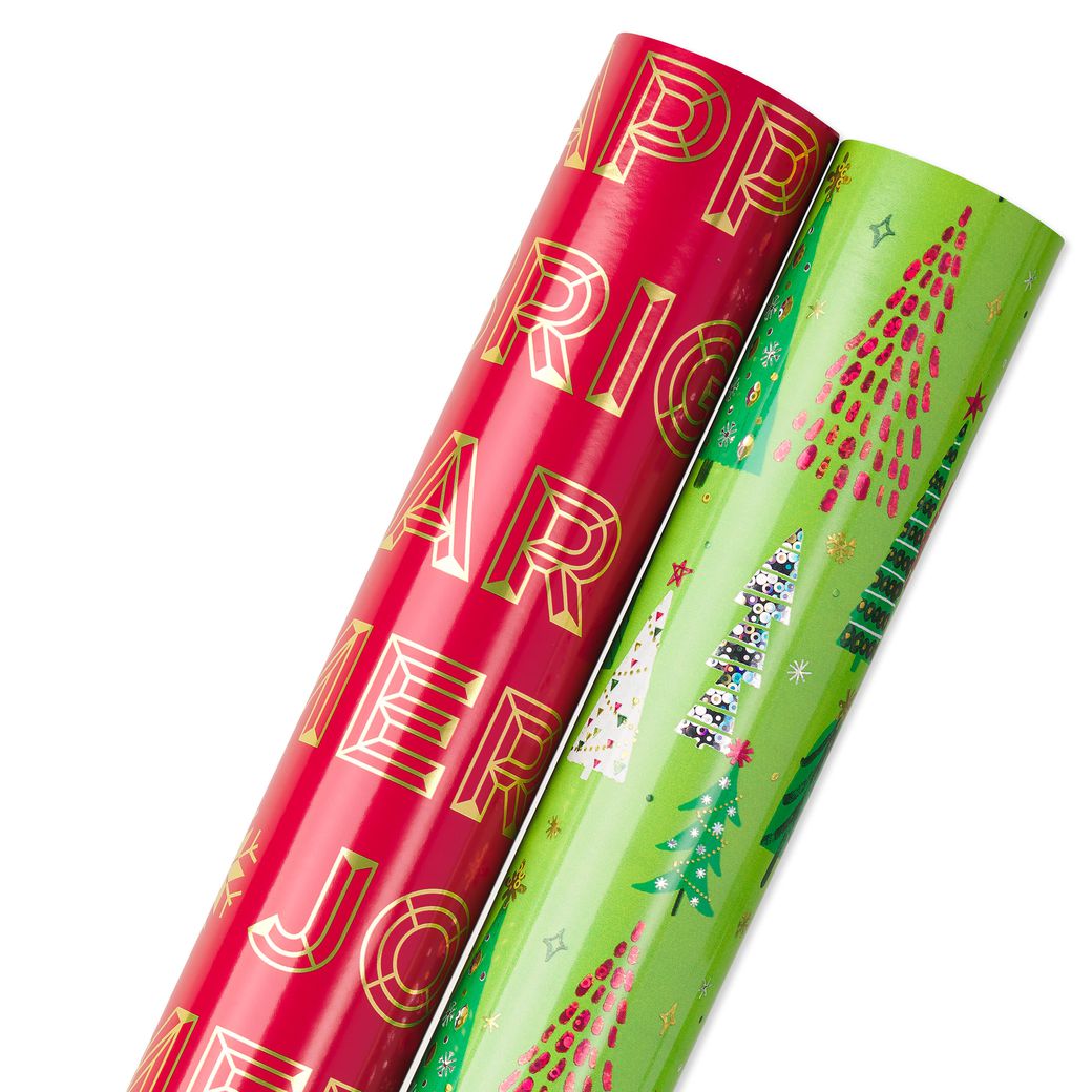 Holiday Sparkle Holiday Wrapping Paper Rolls, 2 Rolls - Papyrus