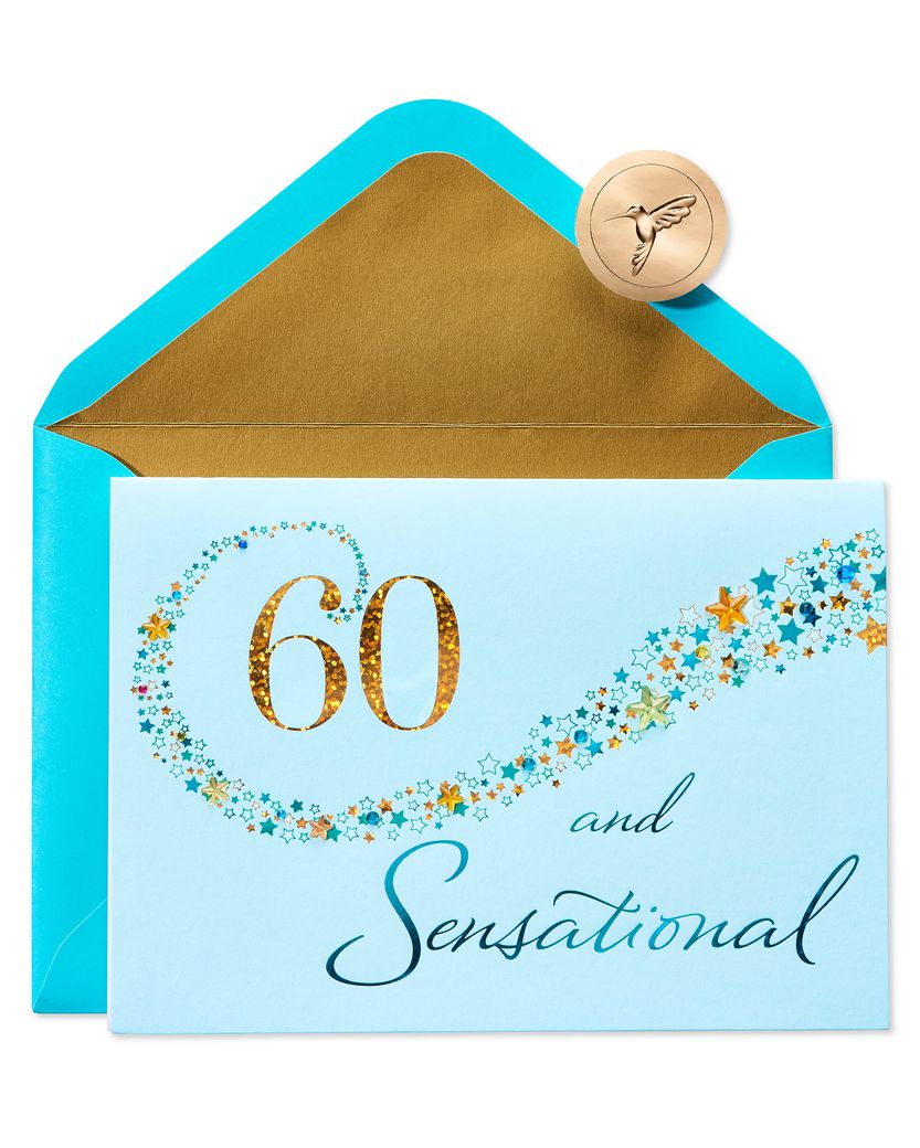 60 And Sensational Birthday Greeting Card - Papyrus
