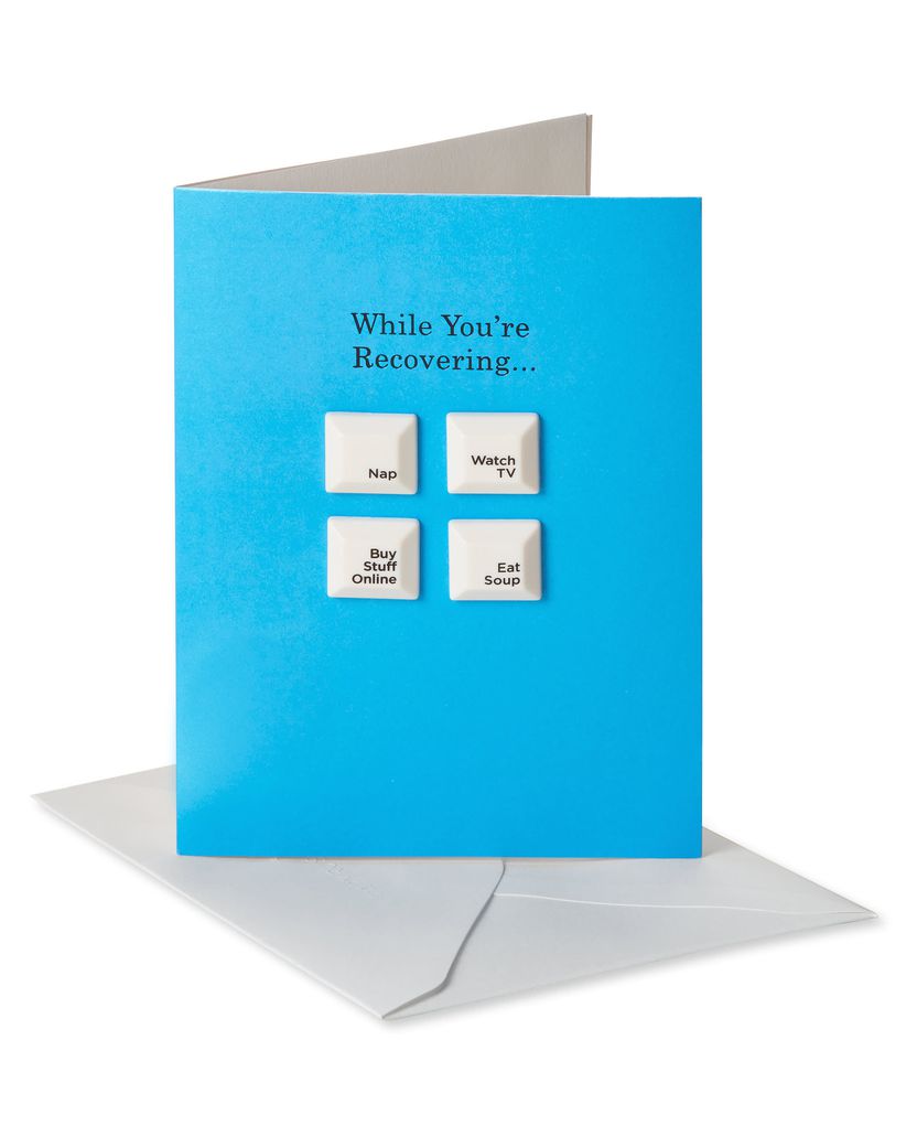 The Key To Recovery Get Well Soon Greeting Card - Papyrus