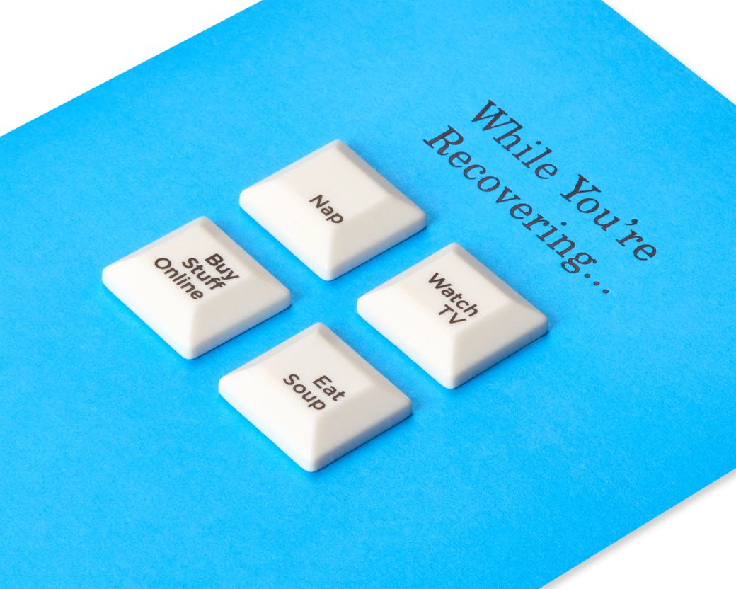 The Key To Recovery Get Well Soon Greeting Card - Papyrus