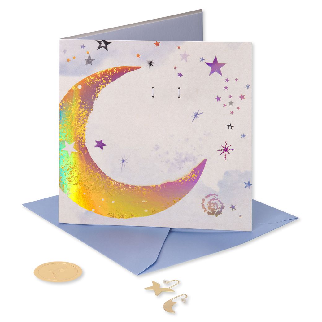 Keep Shining Birthday Greeting Card With Earrings - Papyrus