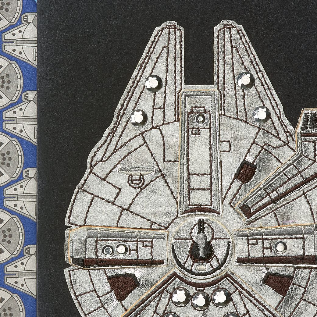 Star Wars Millennium Falcon Birthday Greeting Card - Papyrus