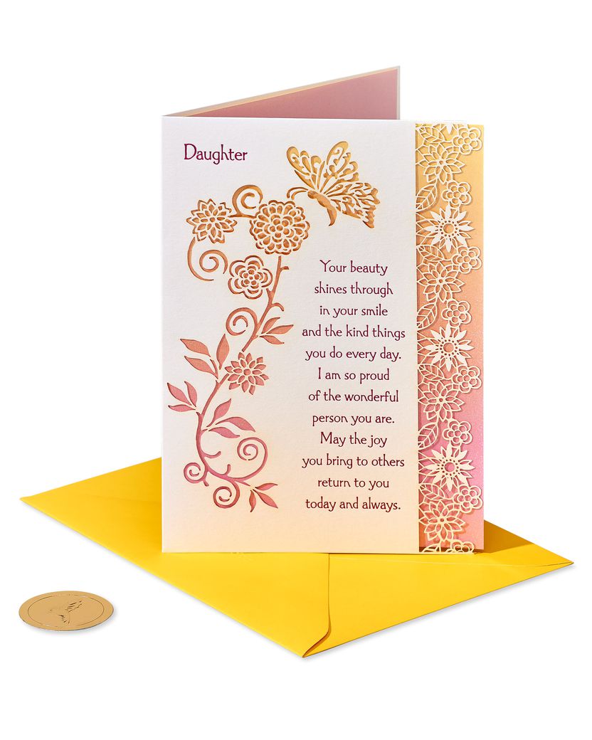 So Proud Birthday Greeting Card For Daughter - Papyrus