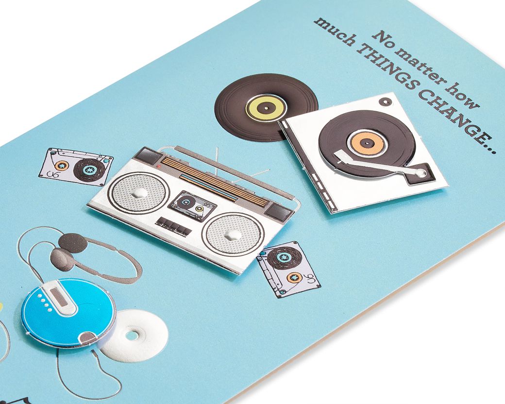 Music Through Time Birthday Greeting Card - Papyrus