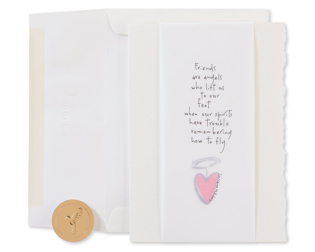 Friends Are Angels Religious Friendship Greeting Card - Papyrus