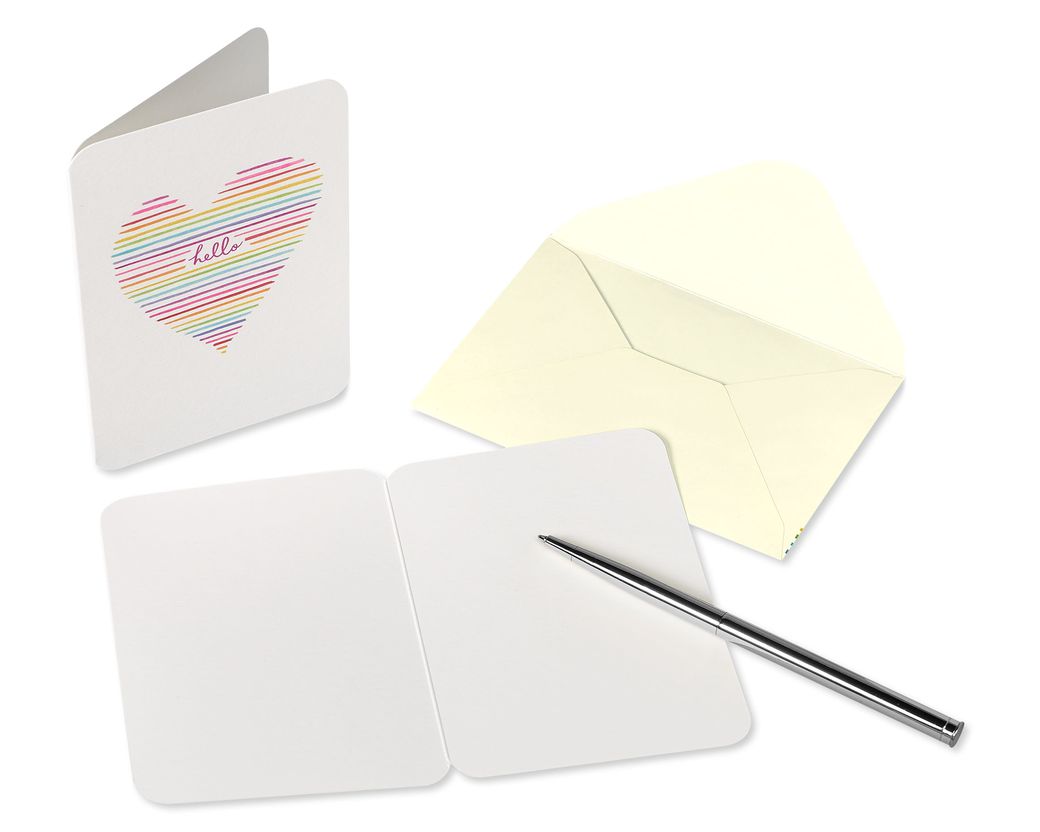 Heart Boxed Blank Note Cards With Envelopes, 14-Count - Papyrus