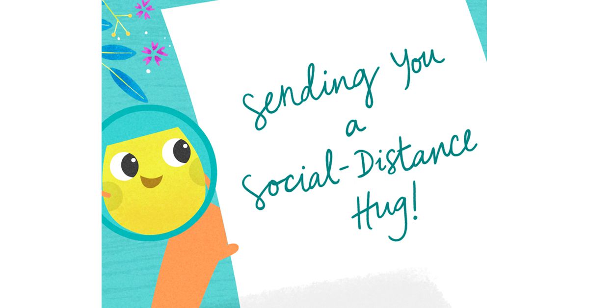 Social Distance Hug Ecard American Greetings