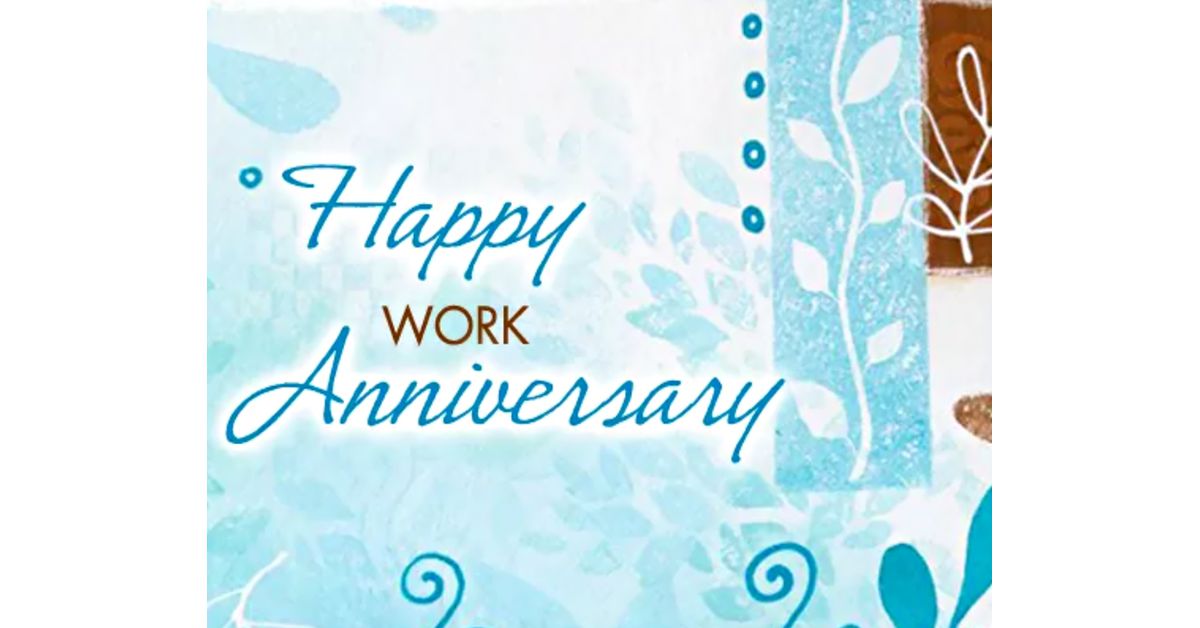 Happy Work Anniversary Postcard American Greetings