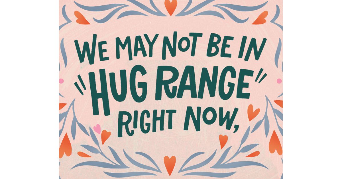A Hug From Across The Miles Postcard American Greetings
