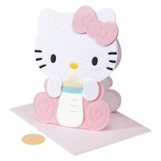 Sweet Moments To Come Hello Kitty Baby Shower Greeting Card - Papyrus