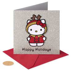 Wishes For The Merriest Christmas Ever Hello Kitty Christmas Greeting ...
